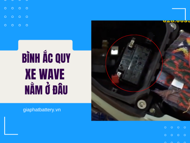 Ắc Quy Xe Wave Alpha, Wave RXS, 110 Nằm Ở Đâu? Cách Thay Đơn Giản Đúng Cách